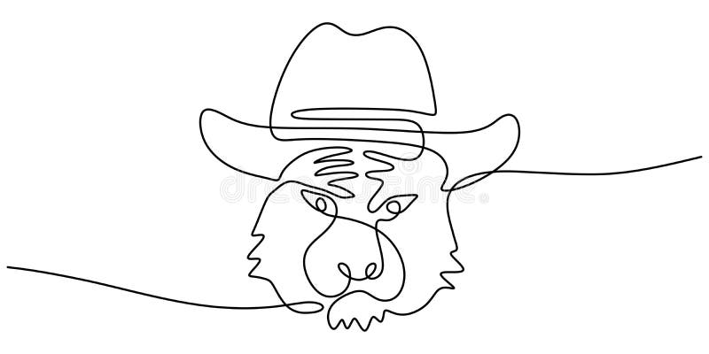 Tiger Cowboy Hat Stock Illustrations – 65 Tiger Cowboy Hat Stock ...