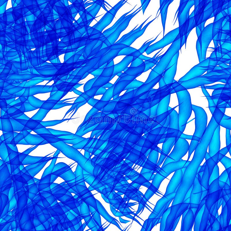 Continuous Pattern with Bright Seaweed Stock Illustration ...