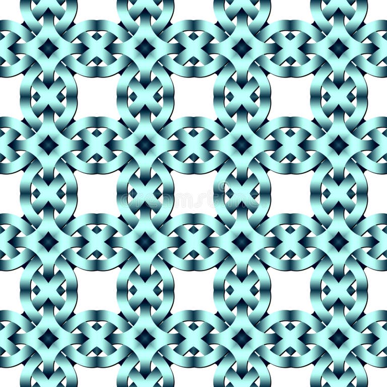 Continuous Pattern with Celtic Weaving Stock Illustration ...
