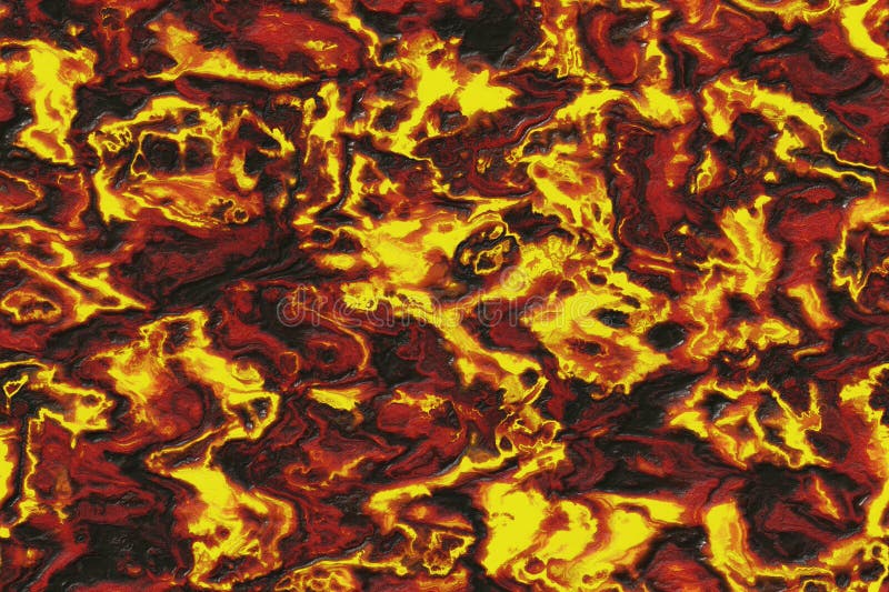Continuous Pattern with Hot Lava Stock Illustration - Illustration of ...