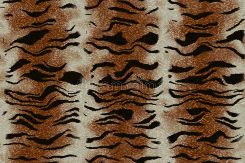 Continuous Pattern of Natural Fur Stock Illustration - Illustration of ...