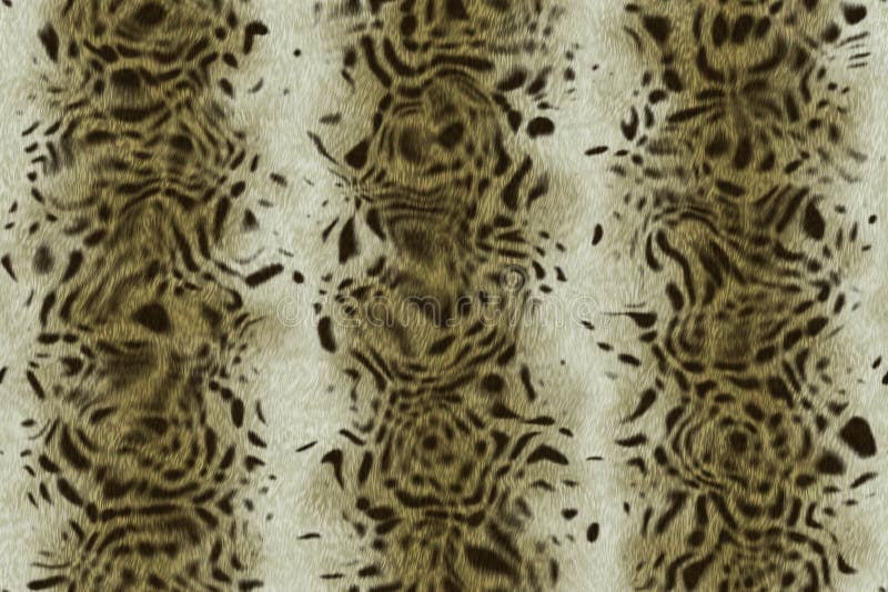Continuous Pattern of Natural Fur Stock Illustration - Illustration of ...