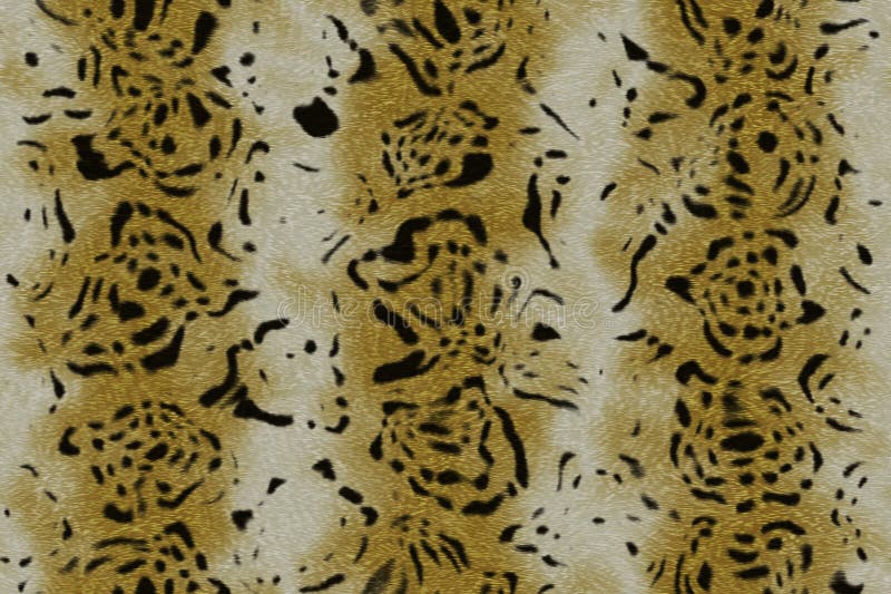 Continuous Pattern of Natural Fur Stock Illustration - Illustration of ...
