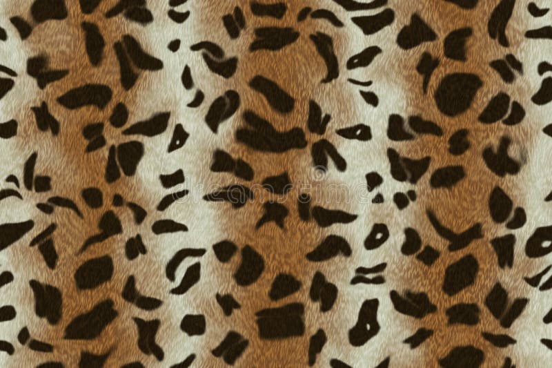 Continuous Pattern of Natural Fur Stock Illustration - Illustration of ...