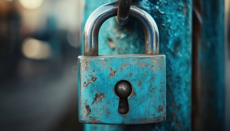 Continuous Pattern of Padlocks Stock Photo - Image of elegant, safe ...