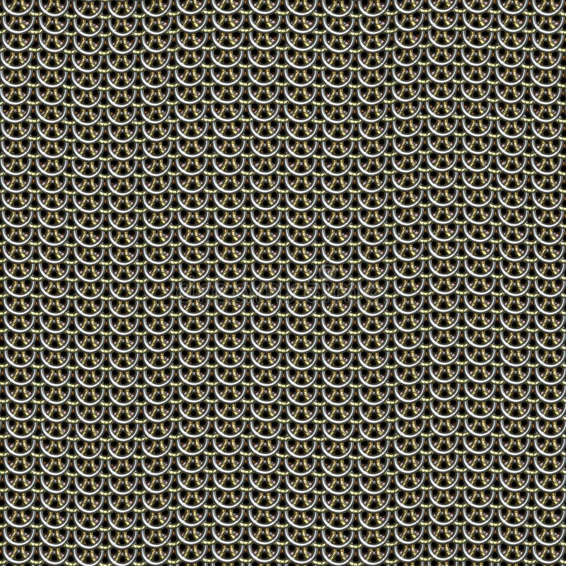 Continuous Pattern of Ring Armour Scale Stock Illustration ...