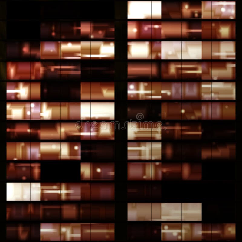 Continuous Pattern with Skyscraper Windows Stock Illustration ...