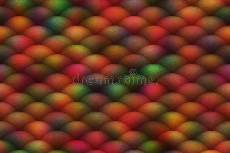 Continuous Pattern of Soft Squama Stock Illustration - Illustration of ...