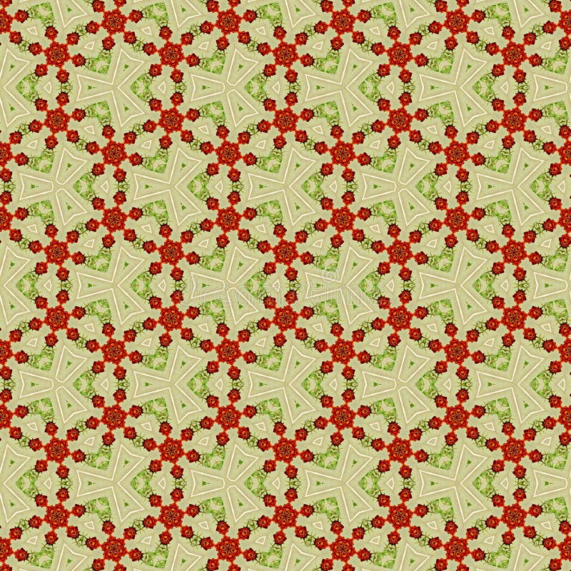 Continuous Pattern in Victorian Style with Roses Stock Illustration ...