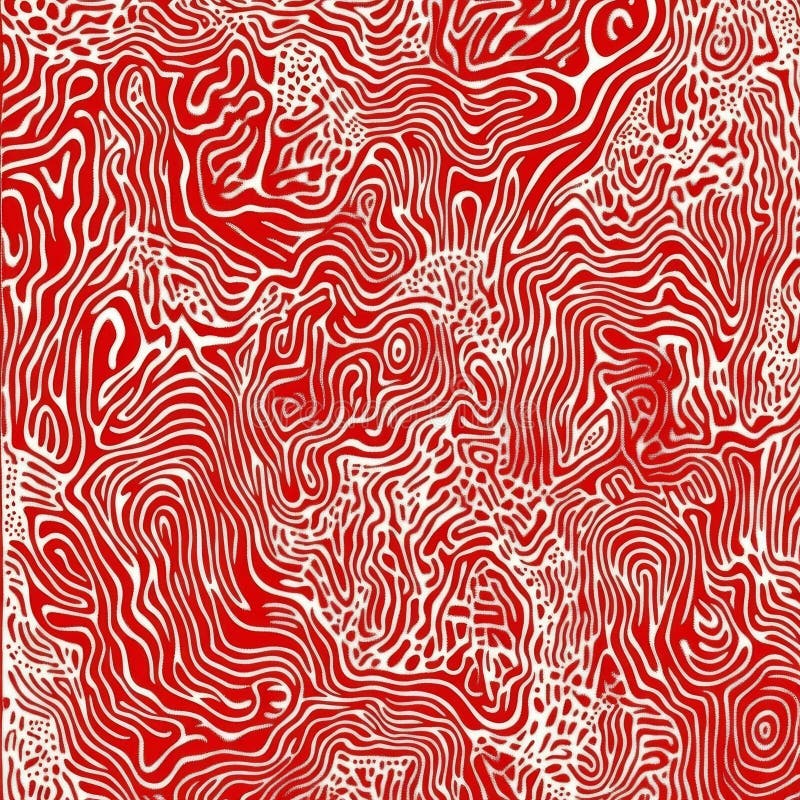 A Continuous Pink Design Featuring Infinite Lines and Segments. an ...