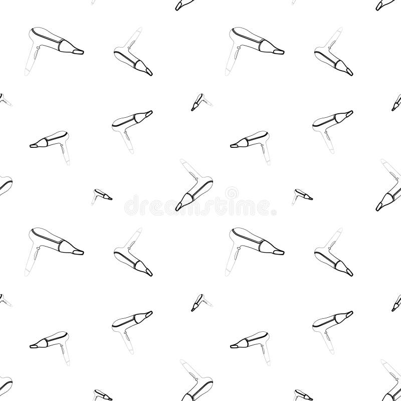 Hair Pattern Repeating Stock Illustrations – 1,741 Hair Pattern ...