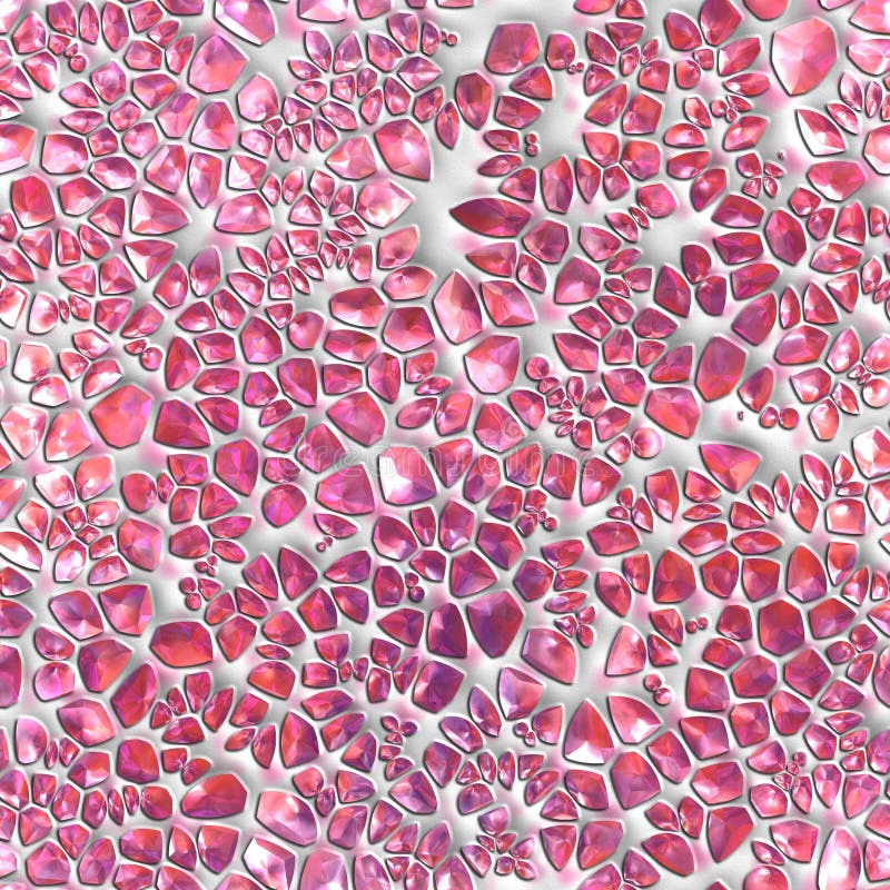 Continuous Rhinestone Crystal Pattern Stock Illustration - Illustration ...