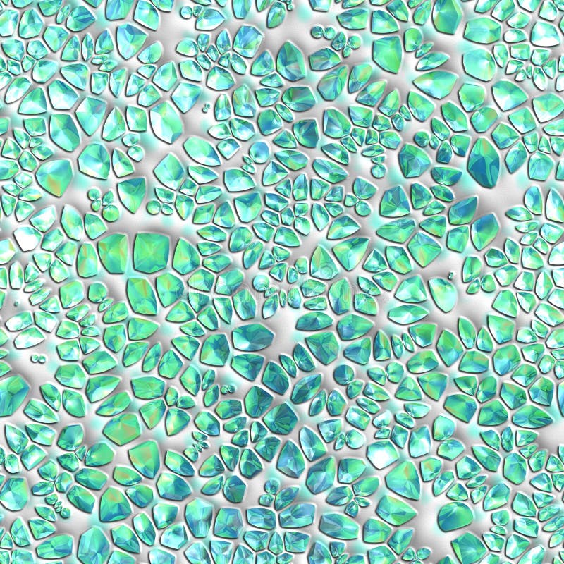 Continuous Rhinestone Crystal Pattern Stock Illustration - Illustration ...