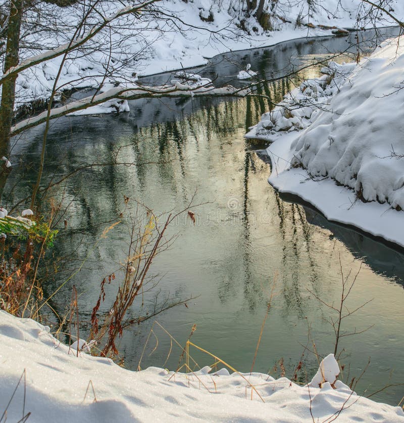 Continuous river flow time stock image. Image of continues - 106577477
