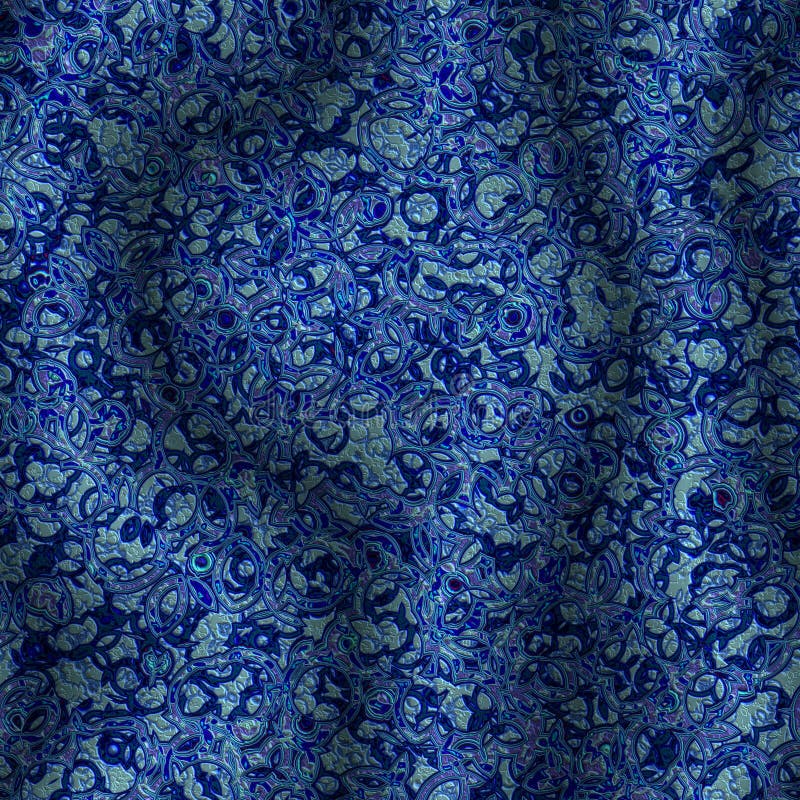 Continuous Shining Brocade Pattern Stock Illustration - Illustration of ...