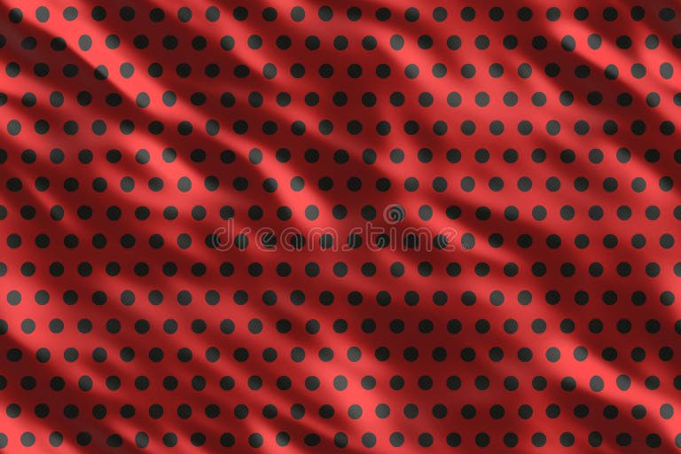 Continuous Silk Dotted Fabric Pattern Stock Illustration - Illustration ...