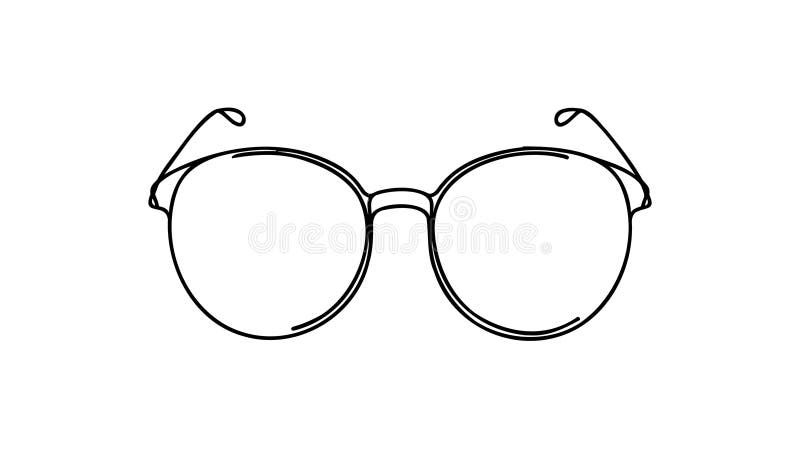 Continuous Single Drawn One Line Drawing of Isolated Vector Object Eye ...