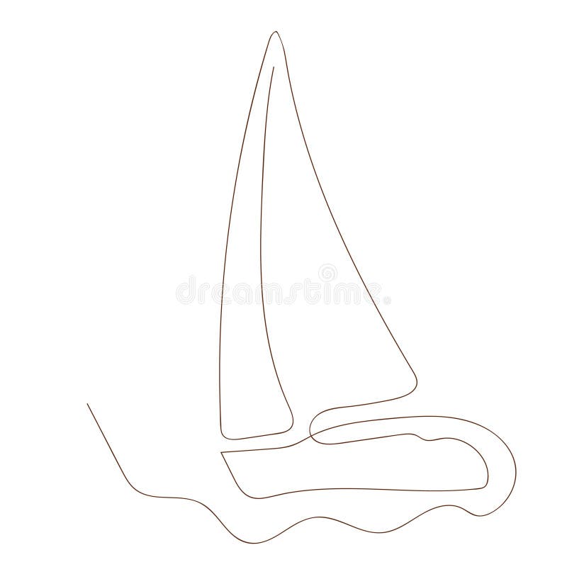 Continuous Single Line Art Drawing One Line Illustration Art on ...