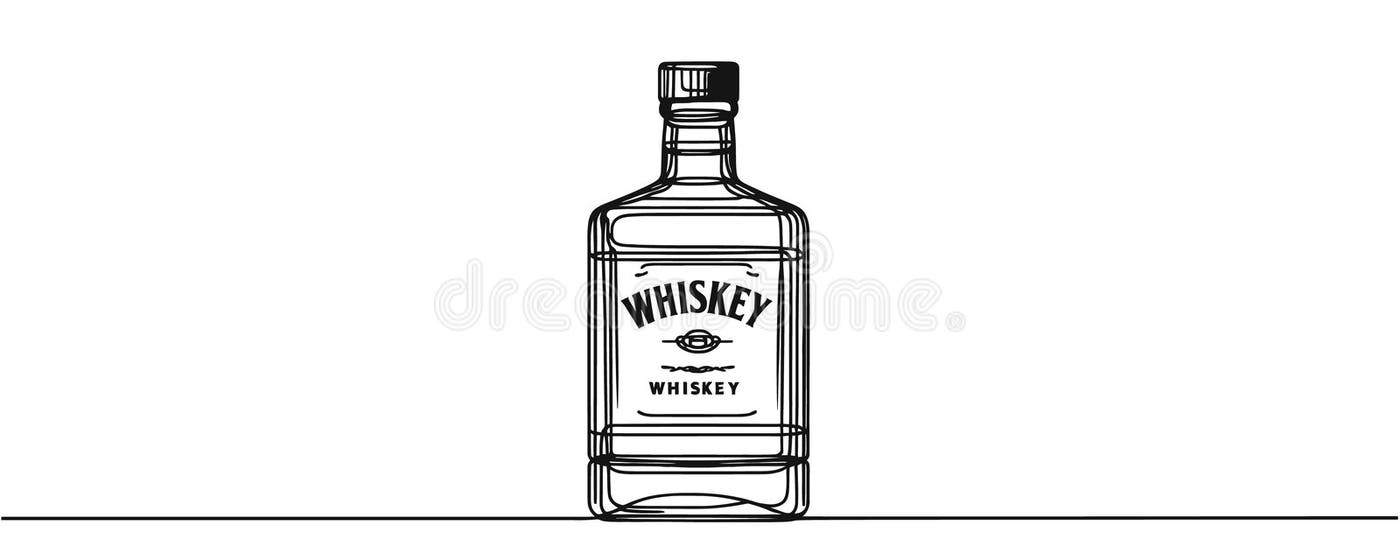 Whiskey Line Drawing Stock Illustrations – 3,393 Whiskey Line Drawing ...