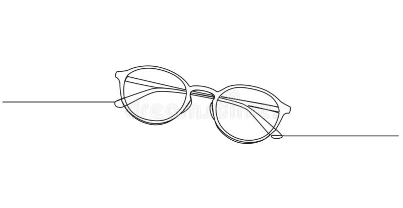 Line Drawing Eyeglasses Stock Illustrations – 4,182 Line Drawing ...