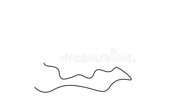 Continuous Thin Line Bubble Speech Animation. Minimalist Chat Symbol ...