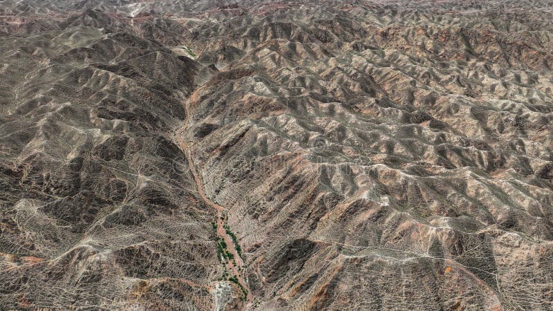 A Continuous and Undulating Mountain Range Stock Image - Image of ...