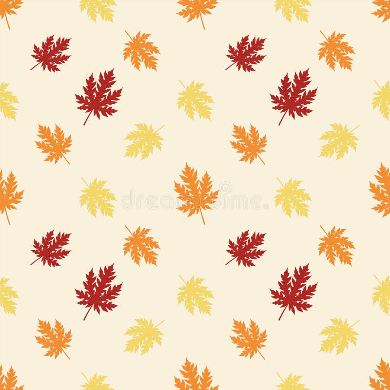 Continuous Wallpaper with Yellow Jasmine Leaves that are Believed Stock ...
