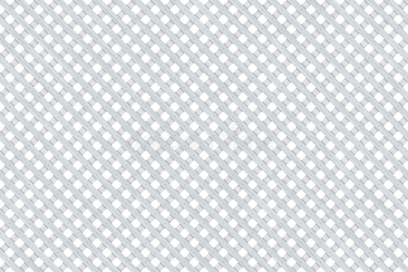 Continuous White Wooden Lattice Pattern Stock Illustration ...