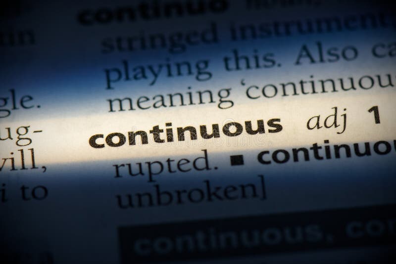 Continuous stock image. Image of etymology, printed - 161578113