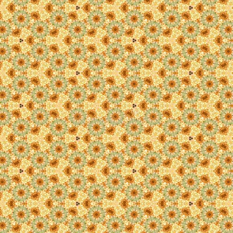 Continuous Yellow Roses Pattern on Pastel Background Stock Illustration ...