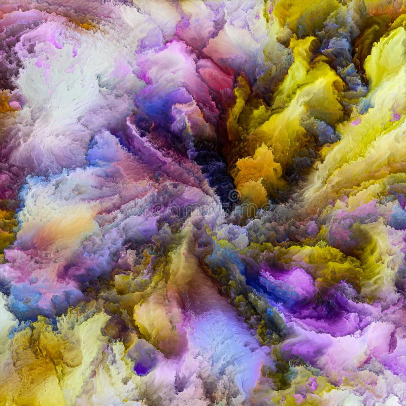 Continuum of Dynamic Textures Stock Image - Image of iridescent ...