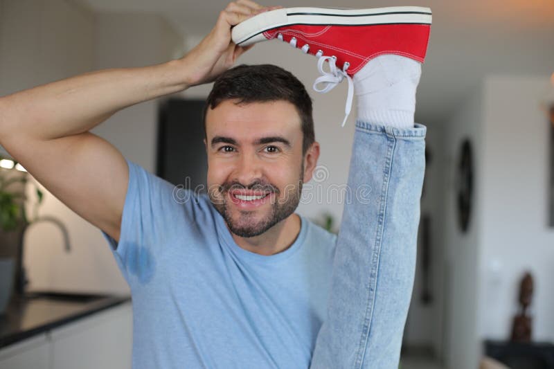 Contortionist with a Cool Look Stock Photo - Image of flexibility ...
