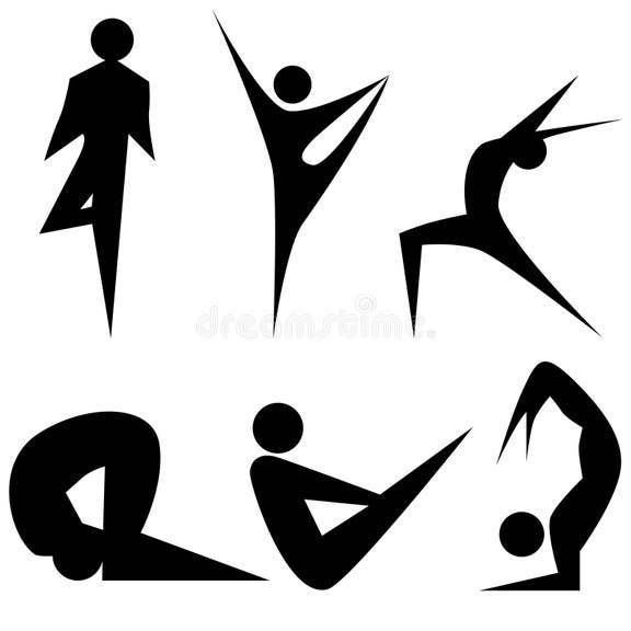 Stick Figures Stretching Stock Illustrations – 101 Stick Figures ...