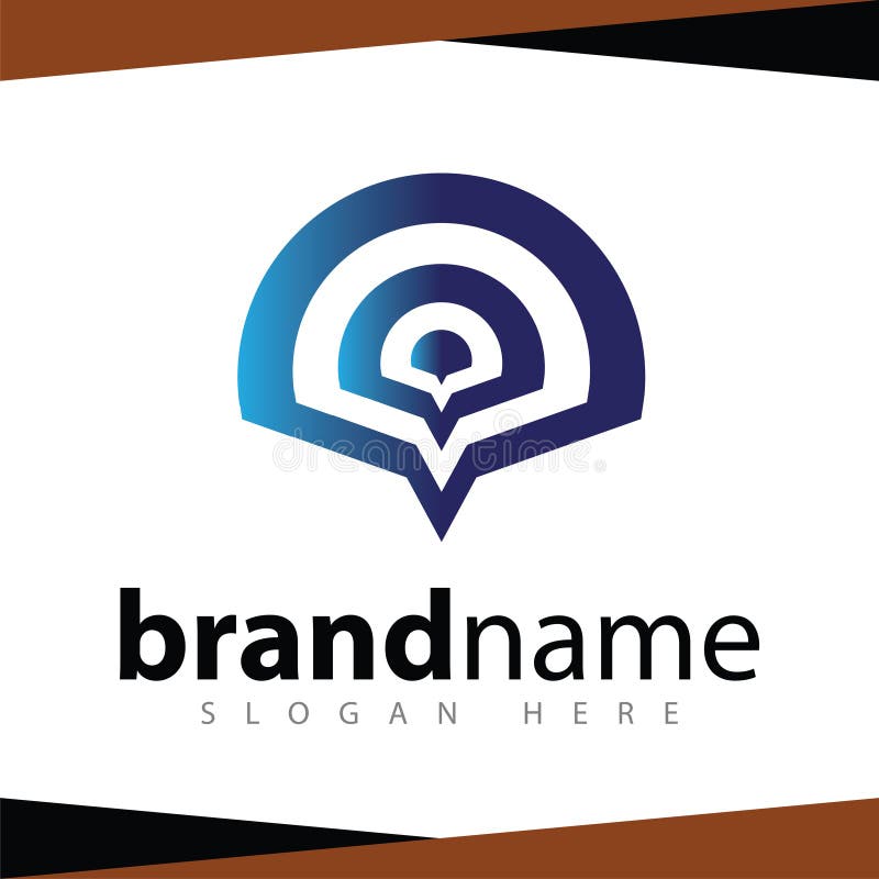 Contour Abstract Logo stock vector. Illustration of pictogram - 159025374