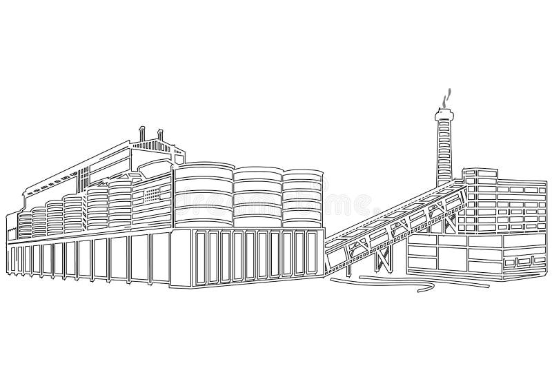 Contour Building stock illustration. Illustration of architecture ...