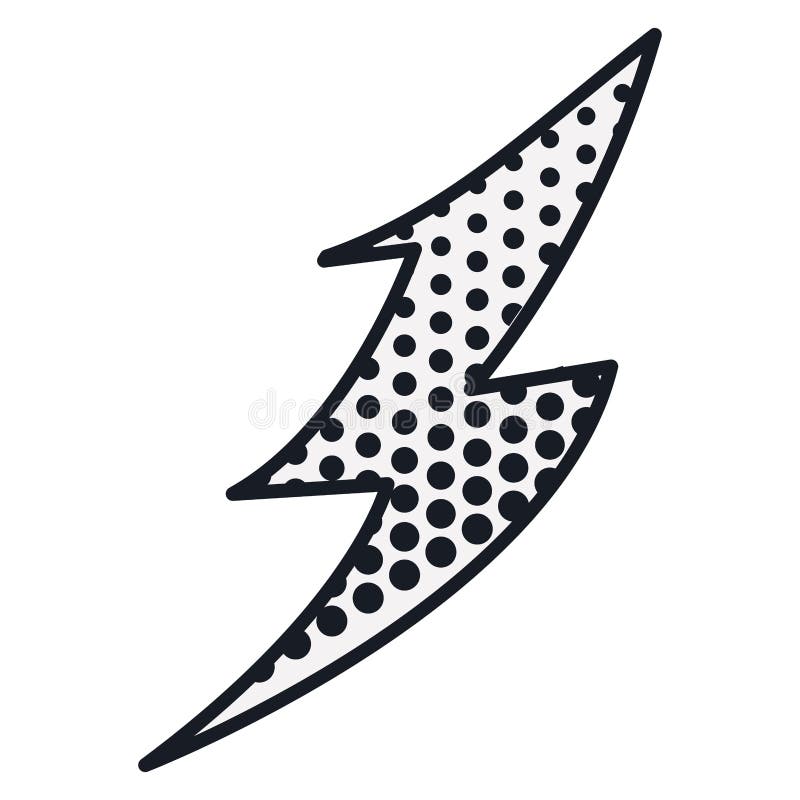 Comic Lightning Powerful Symbol Stock Illustrations – 82 Comic ...