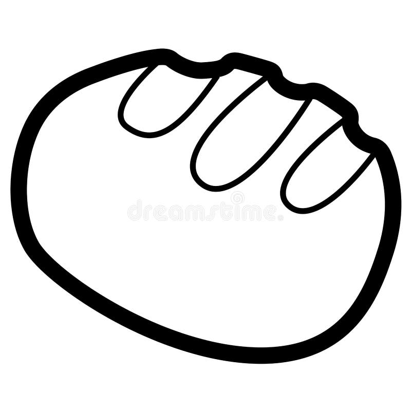 Croquis D'isolement De Pain Illustration Stock - Illustration du agrafe ...