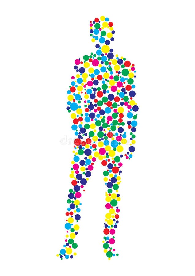 Contour De Corps Humain De Vecteur Illustration de Vecteur ...