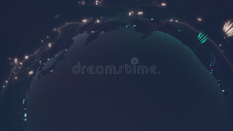 Contour Effect of World Map with Different Targets for Cyber Attack ...