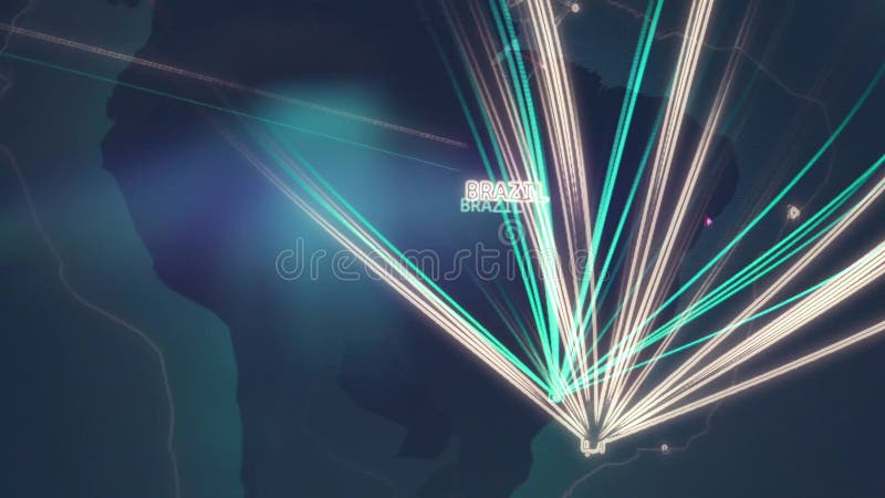 Contour Effect of World Map with Different Targets for Cyber Attack ...