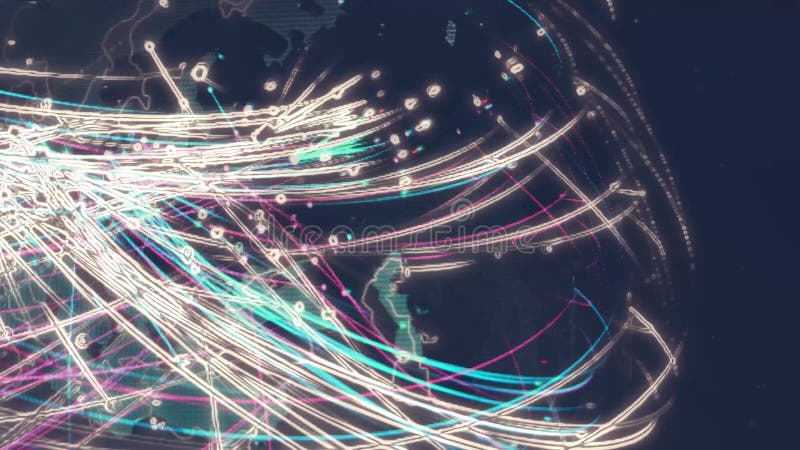 Contour Effect of World Map with Different Targets for Cyber Attack ...