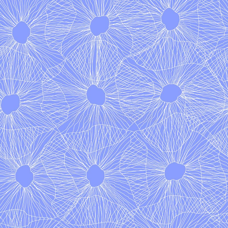 Contour Flowers Vector Seamless Pattern Transparent Floral Pattern ...