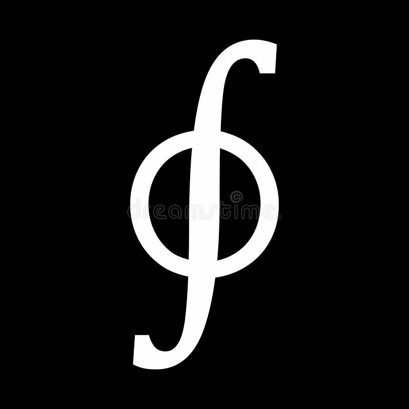 Integral Symbol Illustration Stock Illustration - Illustration of ...