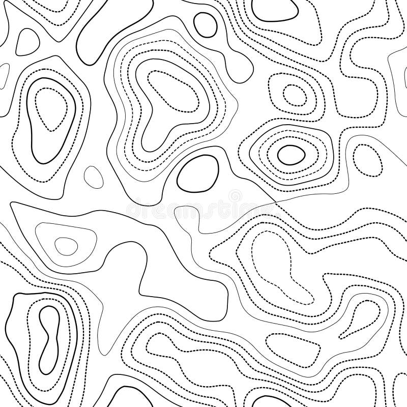 Contour lines. stock vector. Illustration of abstract - 143128106