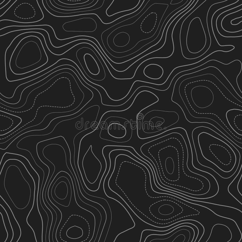 Contour lines. stock vector. Illustration of landscape - 145083568