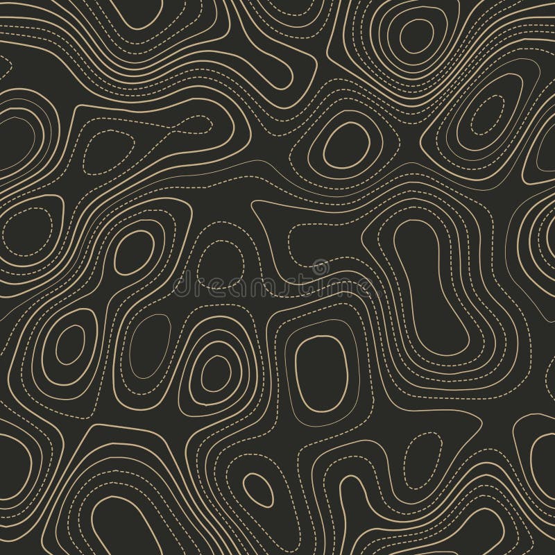 Contour lines. stock vector. Illustration of hiking - 139757931