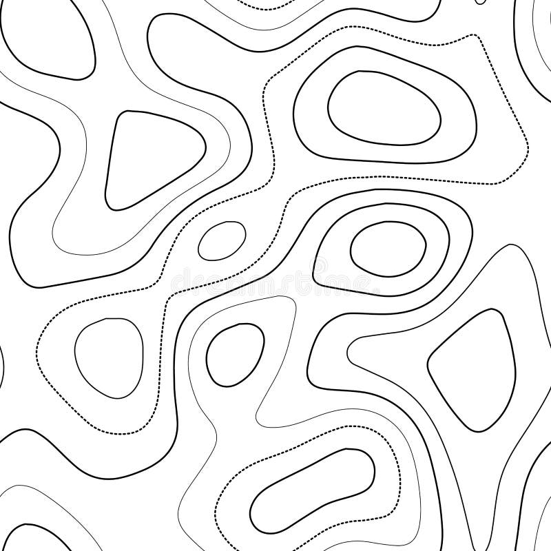 Contour lines. stock vector. Illustration of outline - 144842932