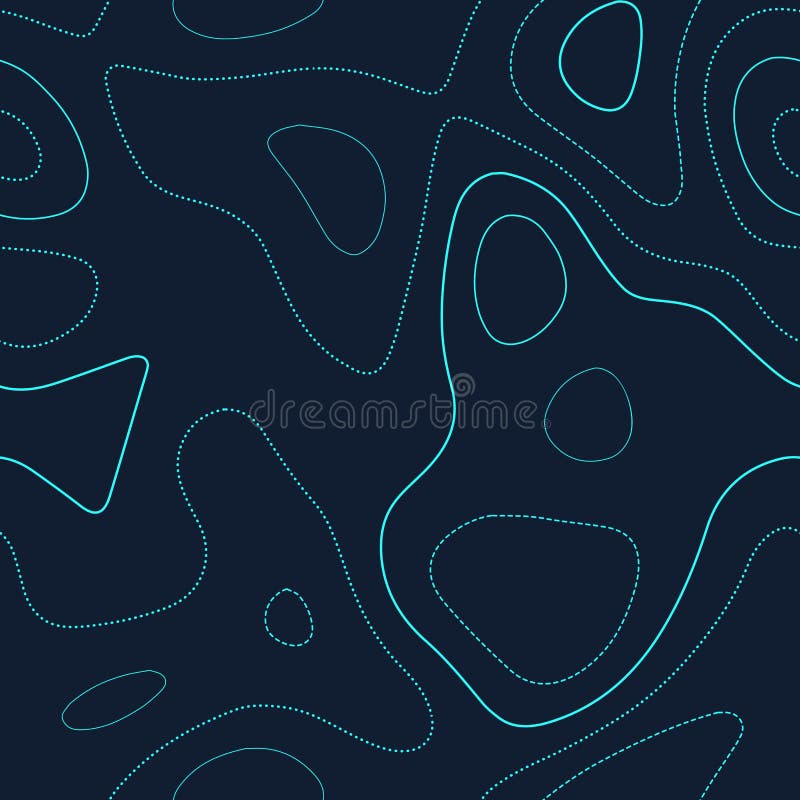 Contour lines. stock vector. Illustration of backdrop - 142634374