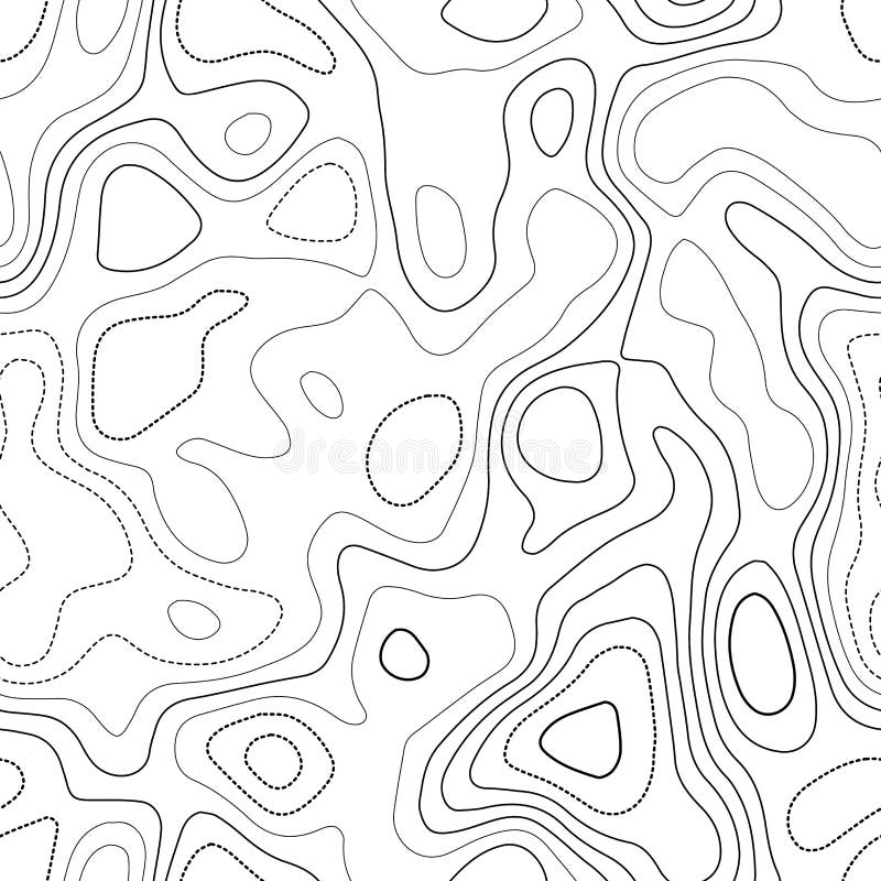 Contour lines. stock vector. Illustration of cover, mountain - 141469301