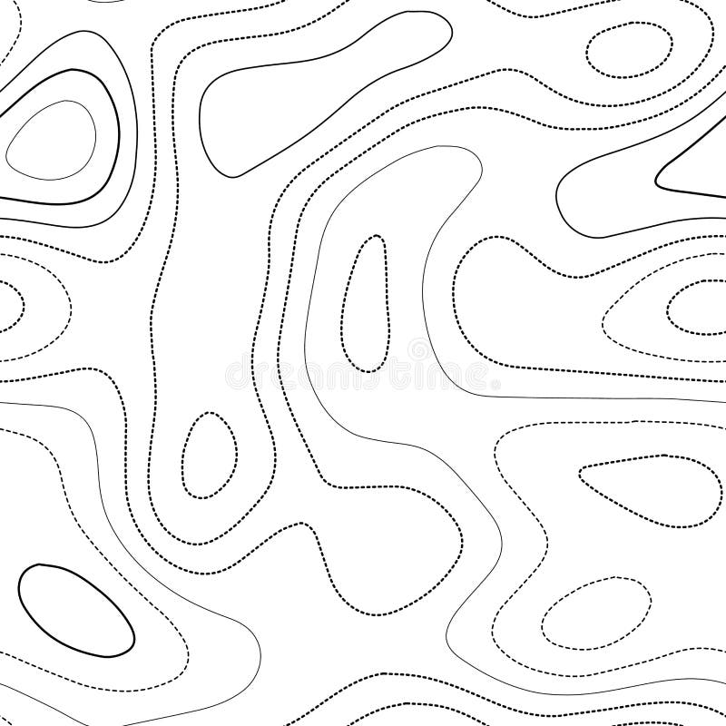 Contour lines. stock vector. Illustration of adventure - 135293479